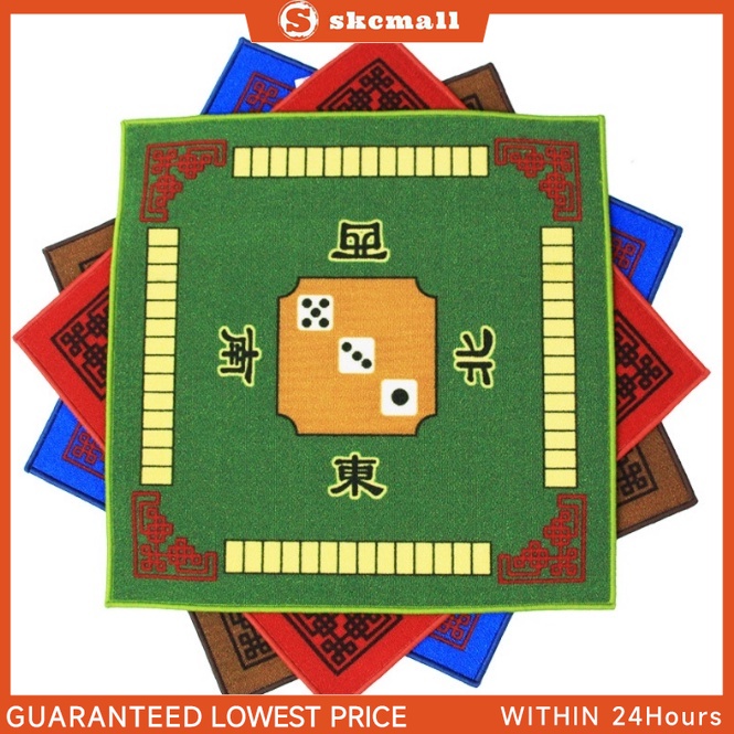 Extremely thick Green Mahjong Table Cover mat Silent Mahjong Cloth Mute ...
