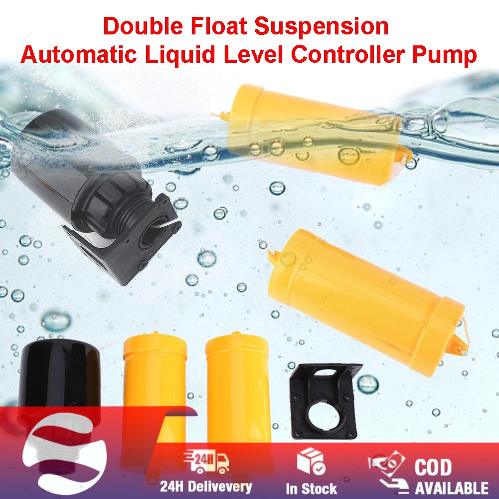 Double Float Suspension Automatic Liquid Level Controller Pump Switch 70-AB Float 220V Water ...