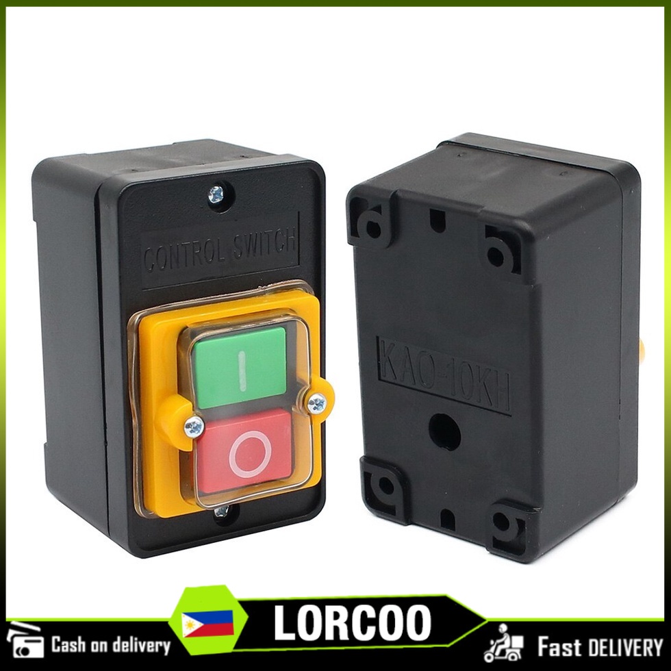 10A 380V KAO-5 WaterProof ON/OFF Push Button Motor Machine Drill Switch | Shopee Philippines