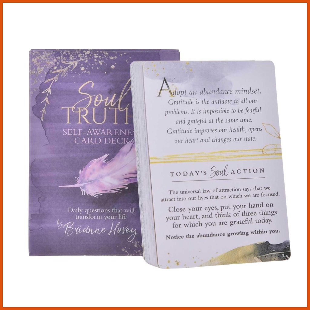 New Soul Truth Self-Awareness Card Deck Daily Questions that will ...