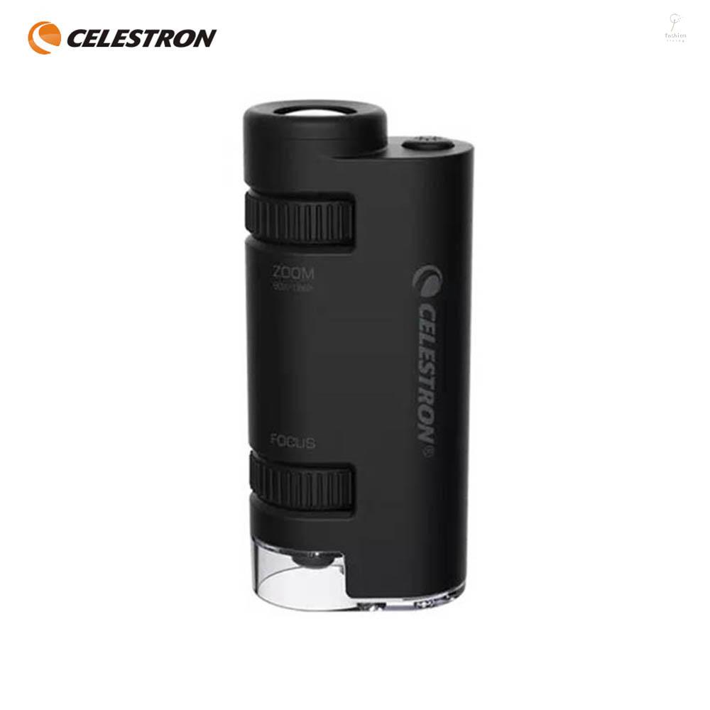 FLP CELESTRON LED Lighted Pocket Microscope Portable High Power ...