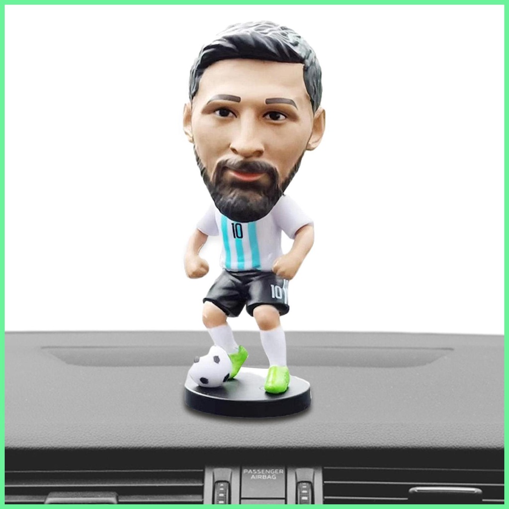 10CM Football Player Action Figures Toy Doll Messi Neymar Ronaldo ...