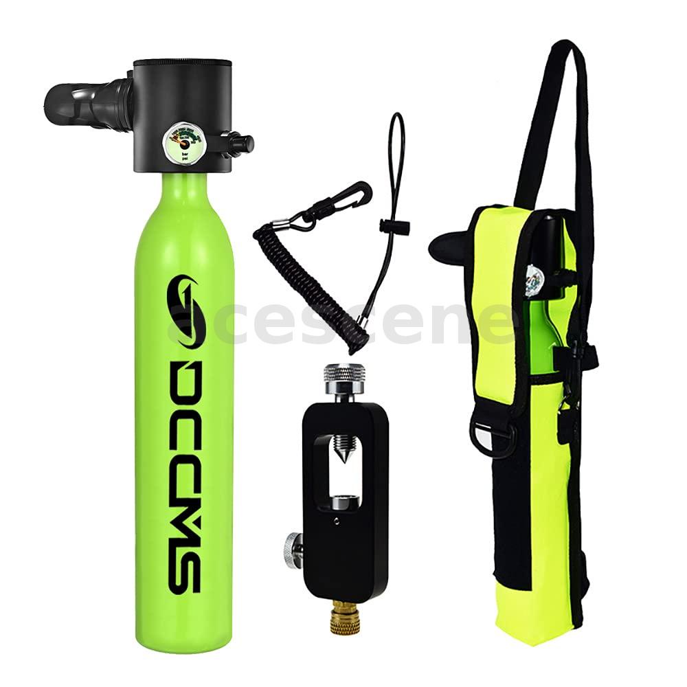 DCCMS 0.5L Mini Scuba Tank for Recreational Diving Scuba Cylinder ...