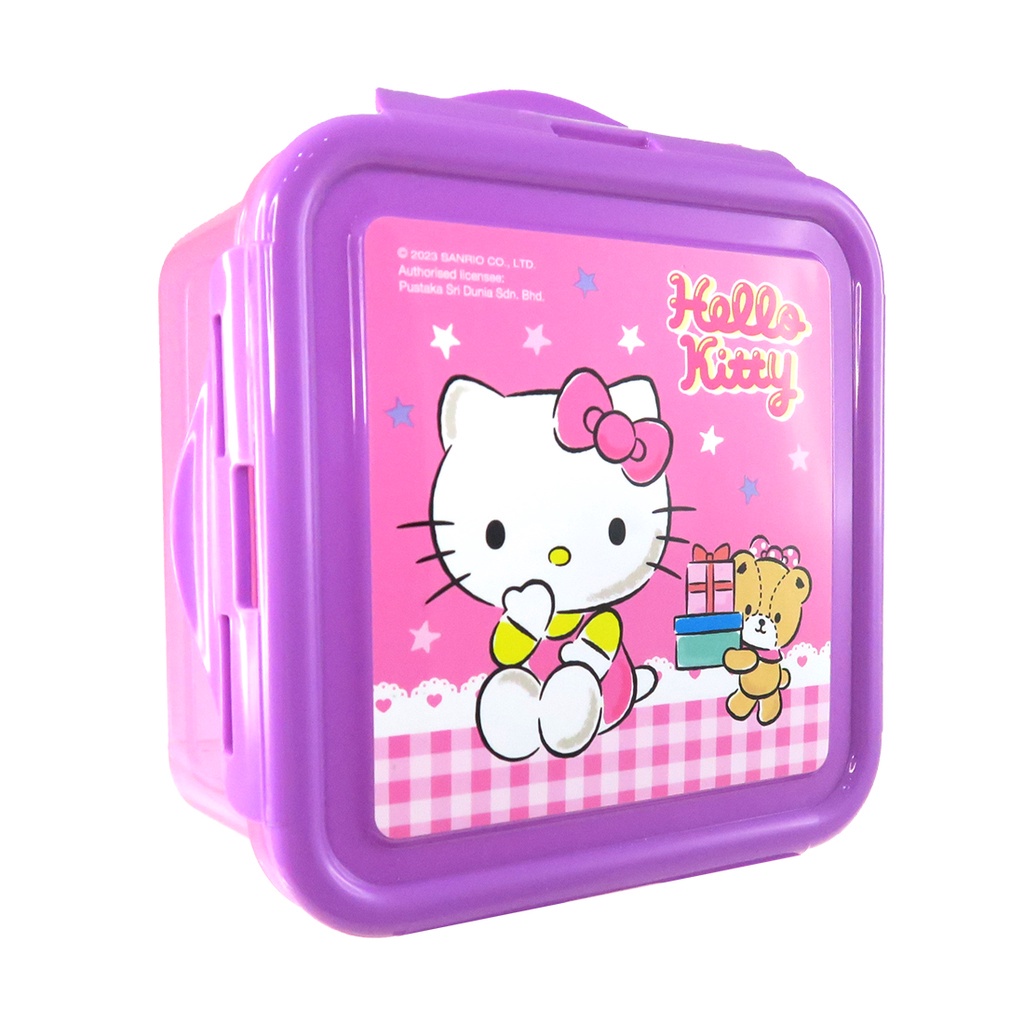 Hello Kitty Bear Square Lunch Box (8398) | Shopee Philippines