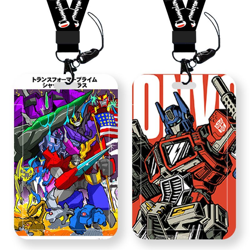 Anime Transformers Card Holder Bus Card Campus Card Student Worker ...
