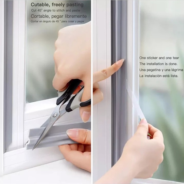 SOFT Acoustic Foam Window Sealing Strip for Sliding Door Window Noise ...