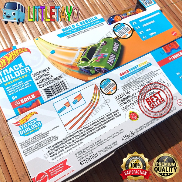 Hotwheels TRACK BUILDER UNLIMITED BASIC TRACK PACK ORIGINAL MATTEL ...