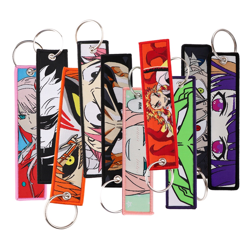 2023 50Styles Cartoon Series Key Tag Keychain For Motorcycles Key ...