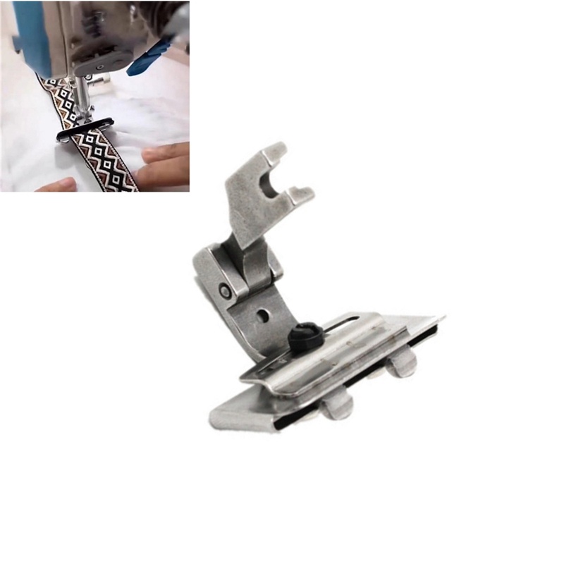 Left and Right Adjustable Tape Guide Presser Foot, Used to Connect Lace ...