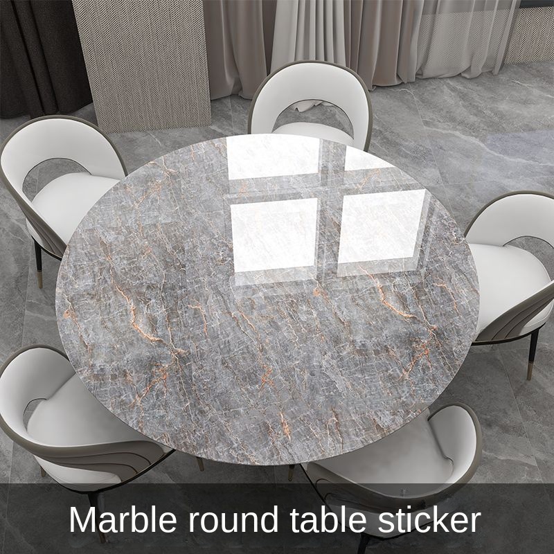 3M Desk Renovation Sticker Waterproof/Oilproof/Anti-scald Marble Round ...