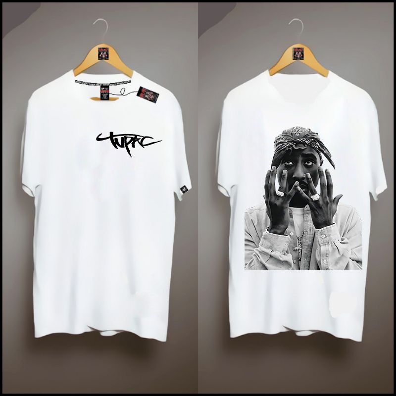 2pac t shirt Tupac Shakur Customized Cotton Clothing Of Oversize-d ...