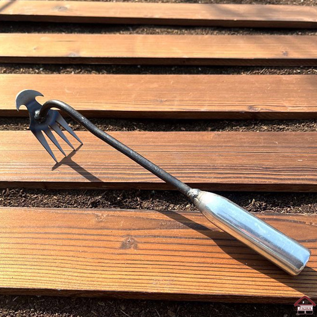 Manganese Steel Sturdy Weeder Four Tooth Design Weeding Tool | Shopee ...