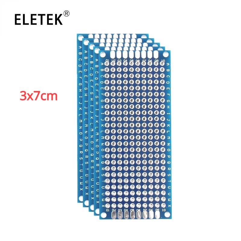 Electronic PCB Board 3x7cm Diy Universal Printed Circuit Board Double ...