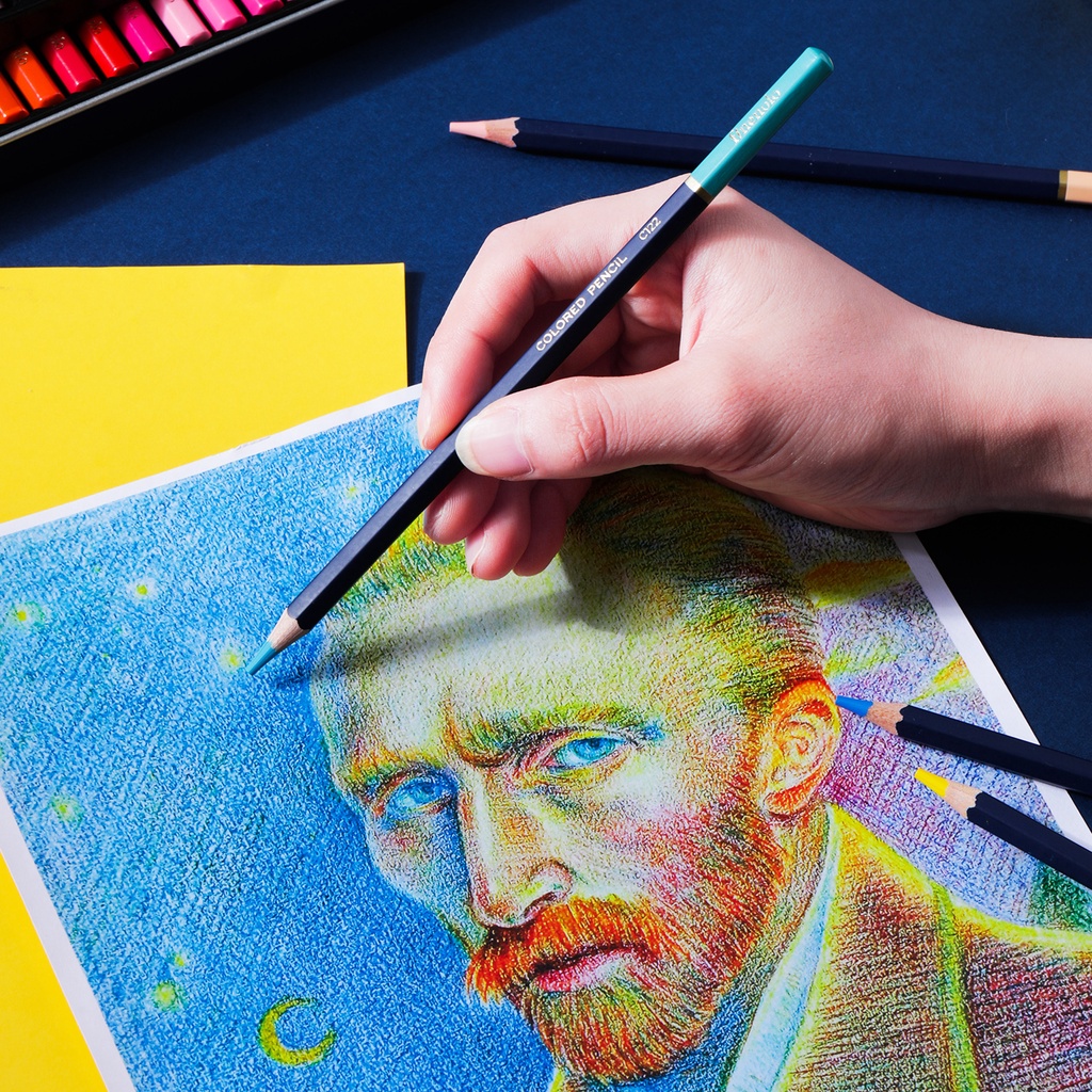 Deli Finenolo Color Pencil Set 24/36/48 Colored Artist Drawing ...