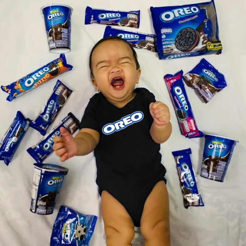 Haginbaby Food Themed Oreo Baby Onesie Customize Newborn Baby Clothes ...