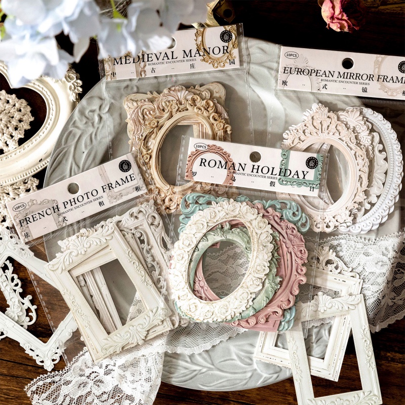ENWEI 10 Pcs [Romantic Encounter Series] Aesthetics Journal Material ...