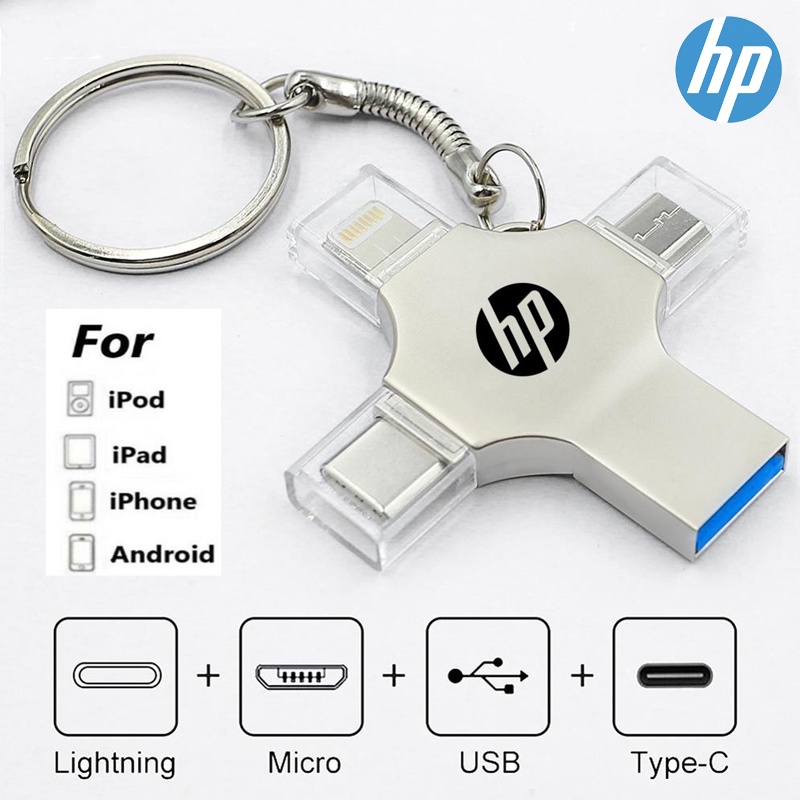 Hewlett-Packard 4-in-1 Metal flash drive USB 3.0 Memory Stick 1TB/512GB ...
