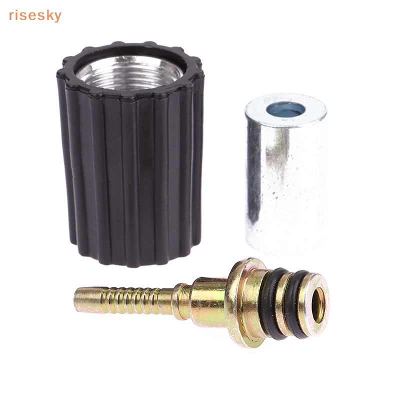 [risesky] High Pressure Washer Hose Insert Fitgs DN6 D15mm Ring Nut M22 ...