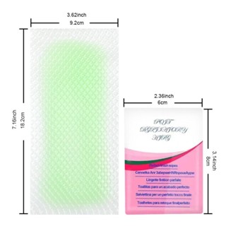 WAY 10 Sheets Hair Removal Wax Strips, Professional Depilation Double ...