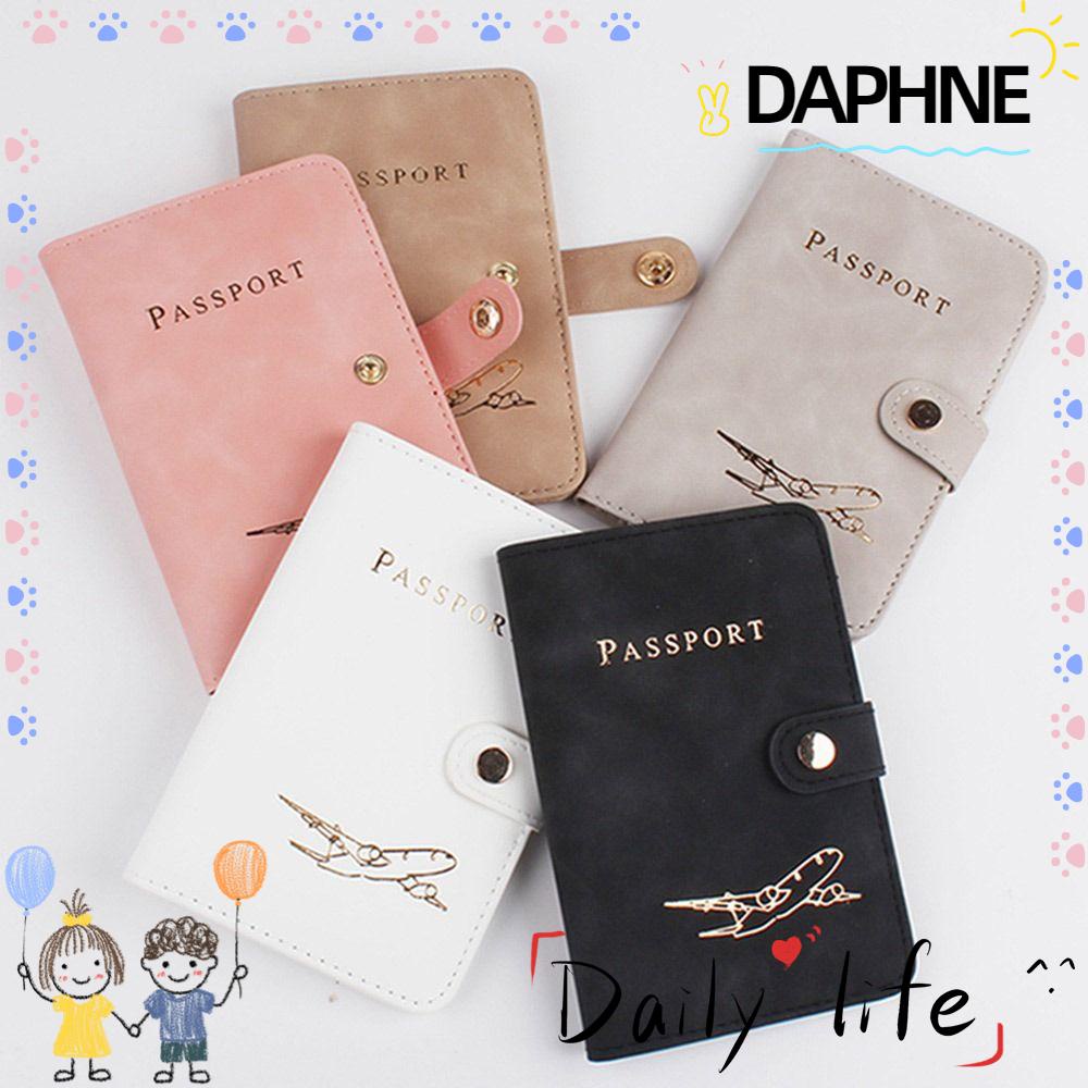 DAPHNE Passport Cover PU Leather Packet Protector Cover ID Card Pouch ...