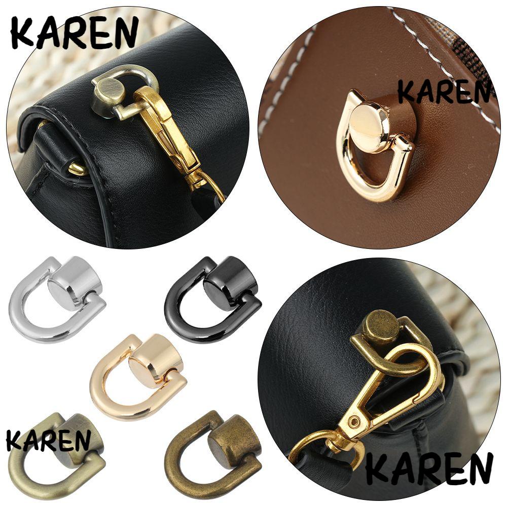 KAREN Metal Bag Rivet Leather Crafts Bag Snap Bag Screw Nail Leather ...