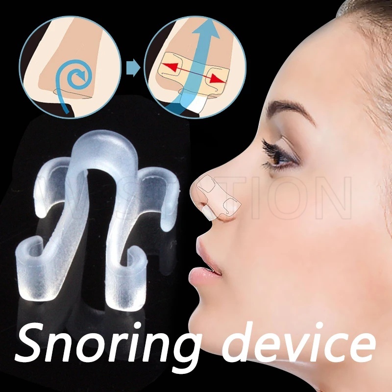 Silicone Anti Snore Nose Clip /Stop Snoring Apnea Anti-Snoring Devices ...