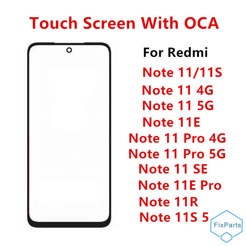 Outer Screen For Xiaomi Redmi Note 11 Pro 4G 5G 11E SE 11R Front Touch ...