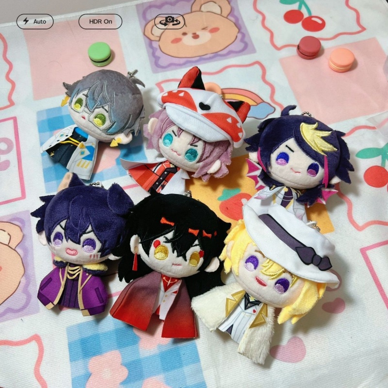 Mysta Ike Vox Shu Luca Shoto Figure Dolls Toy Nijisanji Luxiem Plush ...