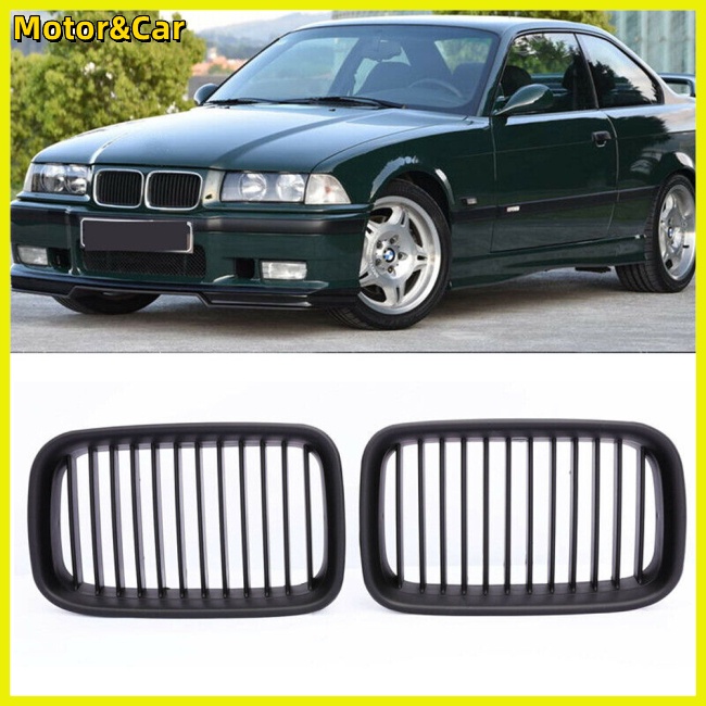 jianting 1 Pair Auto Front Square Grille Hood Grilles Replacement ...