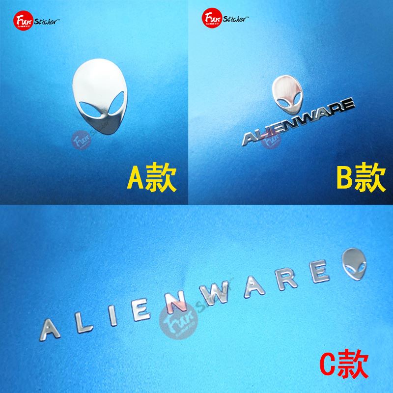 Metal Sticker Alien ALIENWARE LOGO LOGO Metal Sticker Mobile Phone ...