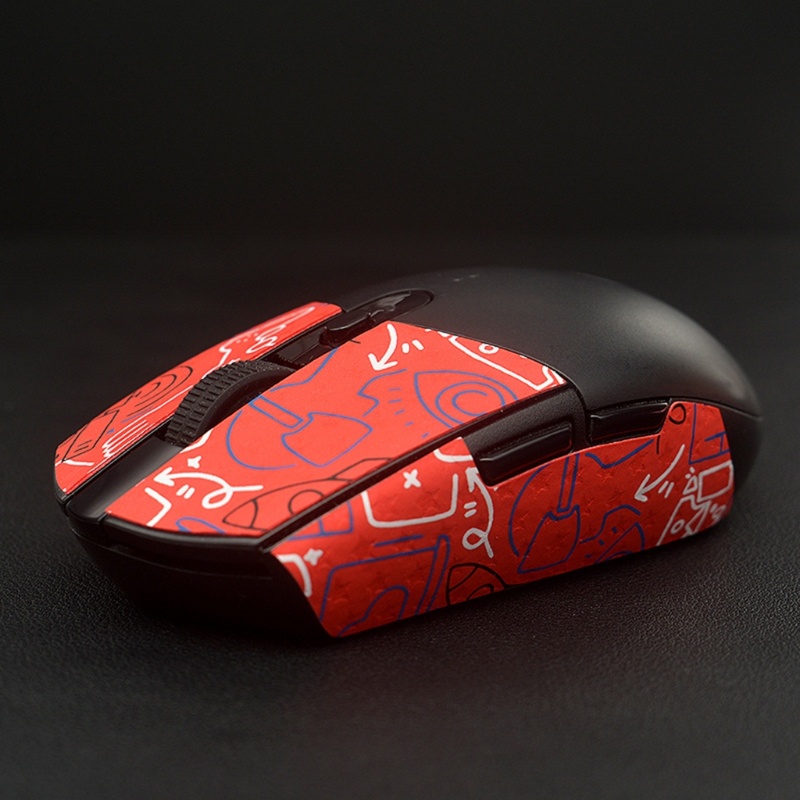 NERV Mouse Skin for G304 G102 Gaming Mouse Side Sticker Anti-Slip Grip ...