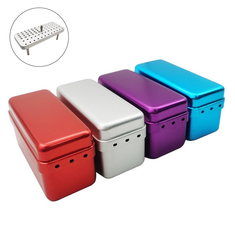 【in stock】72 Holes Aluminum Dental Disinfection Box Autoclave ...