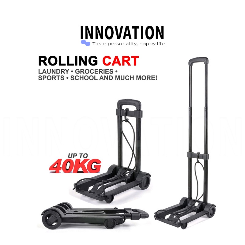 Heavy duty trolley folding trolley 2 wheel rotating portable folding ...