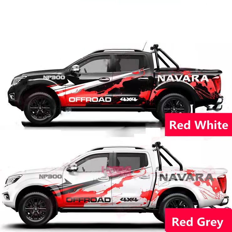 For Nissan Navara NP300 Pickup Car Side Door Sticker Decal Styling ...
