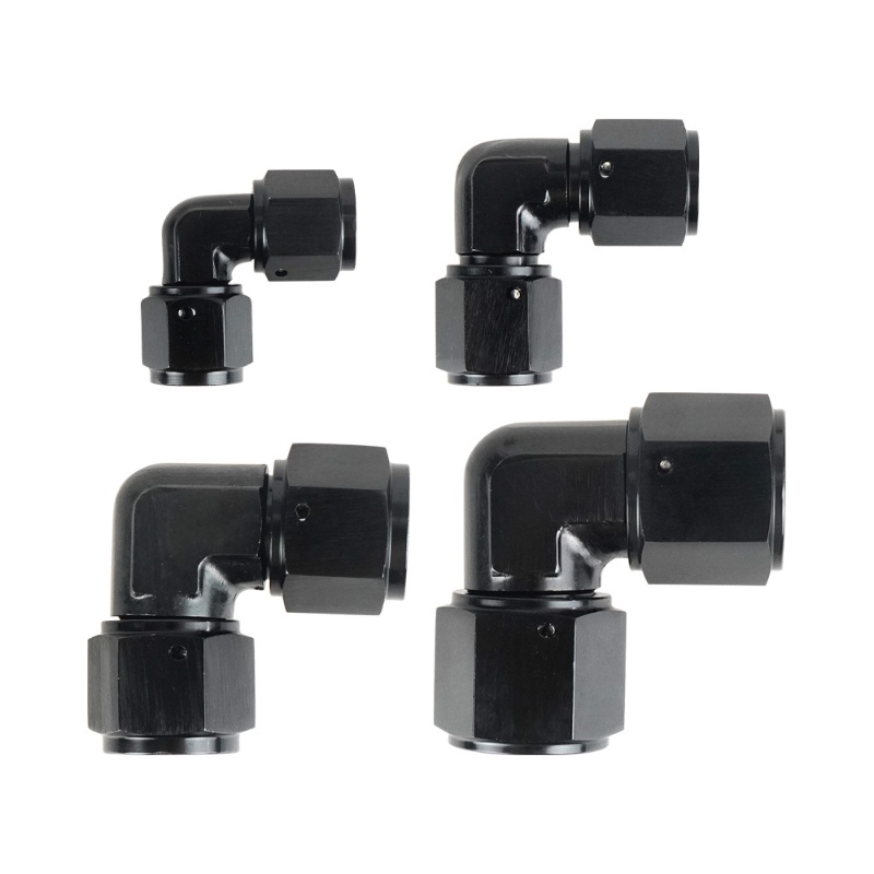 Female 6AN AN4 AN8 AN10 to Female AN6 4AN 8AN 10AN 90 Degree Swivel ...