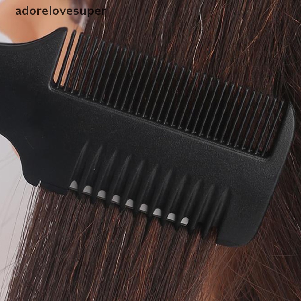 AD1PH Double Sides Hair Razor Comb Hair Cutg Thinning Trimmer with ...