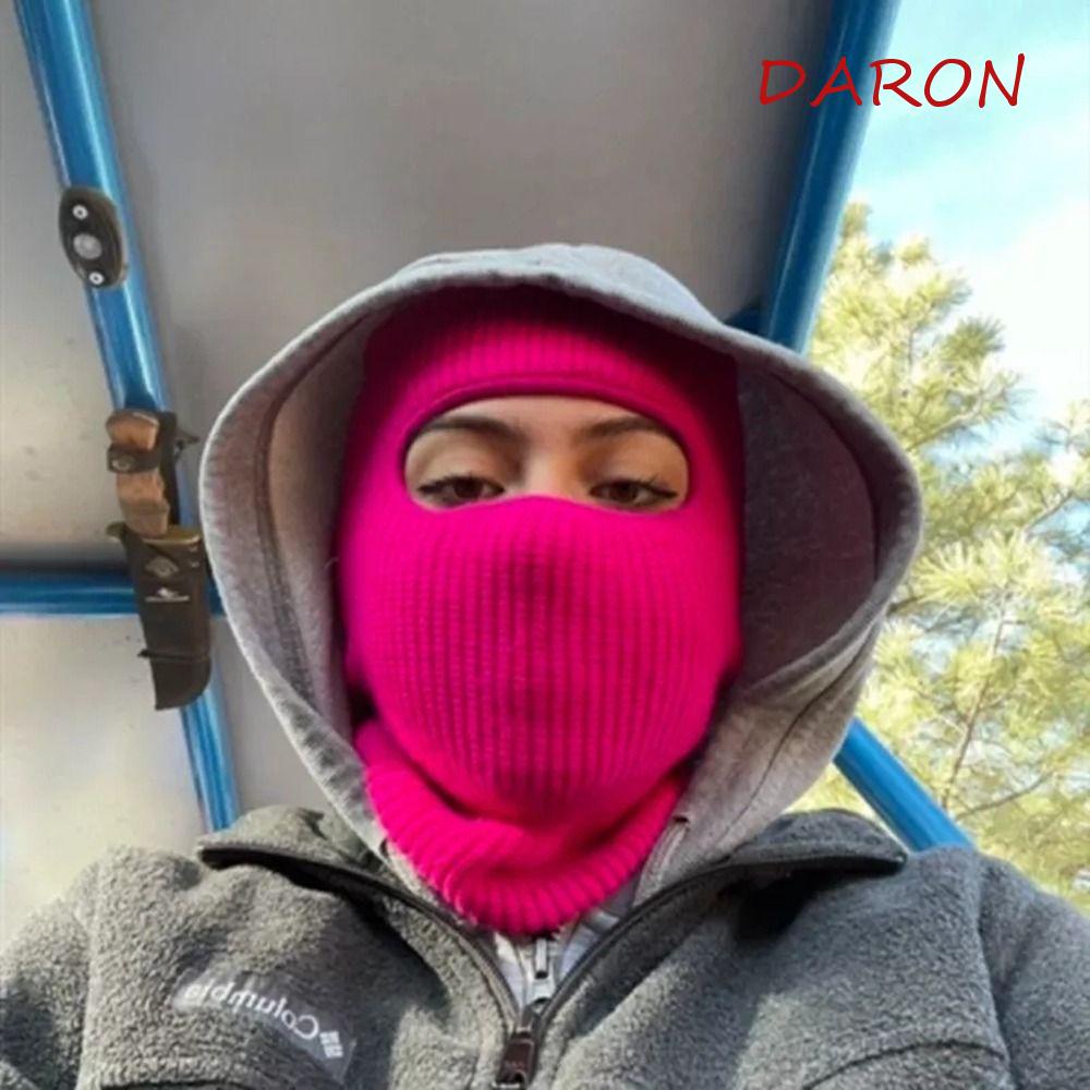 DARON Full Face Cover Windproof Outdoor Ski Hat Ear Protection Bonnet ...