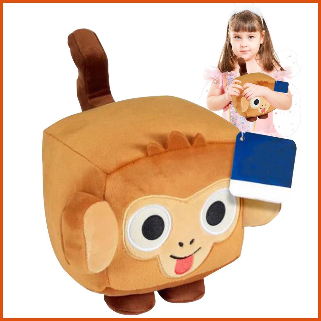 Pet Simulator Monkey Plush Toy for Fans Game Cube Monkey Plushies for ...