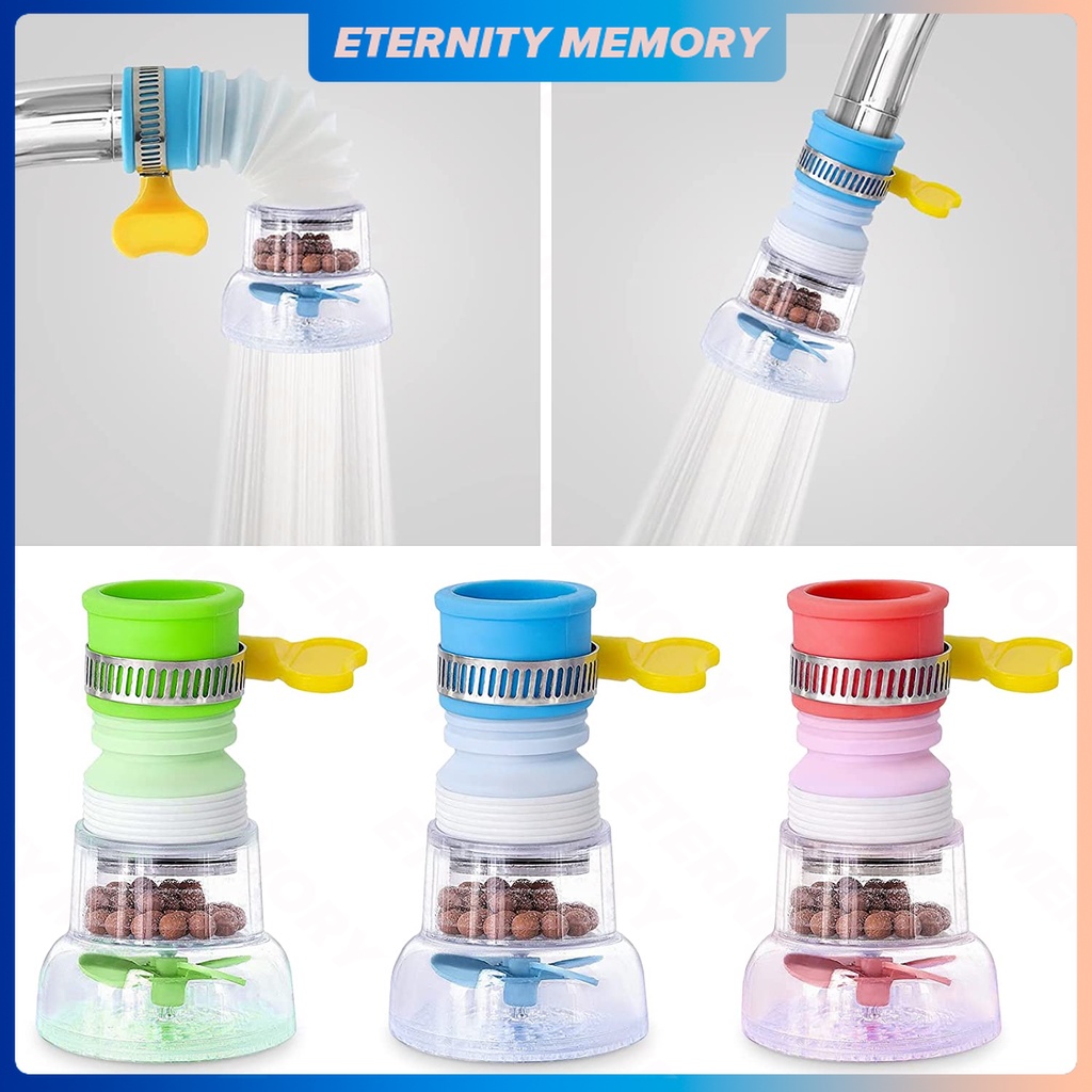 Faucet Filter Splash-proof Shower Tap Water Filter Kitchen Water ...