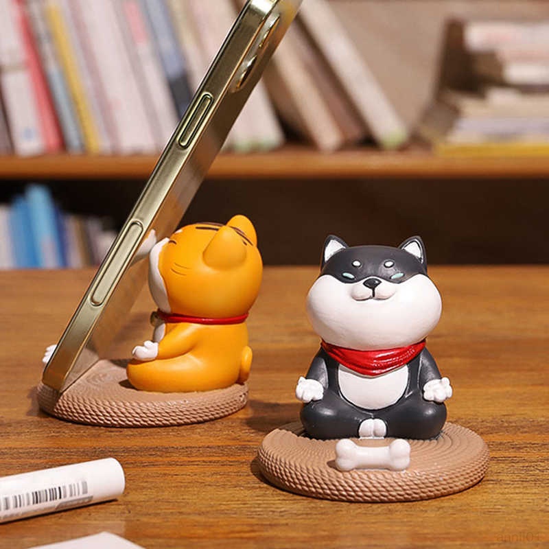 Mobile Phone Stand Cute Cat Resin Bracket Cell Phone Support Holder ...