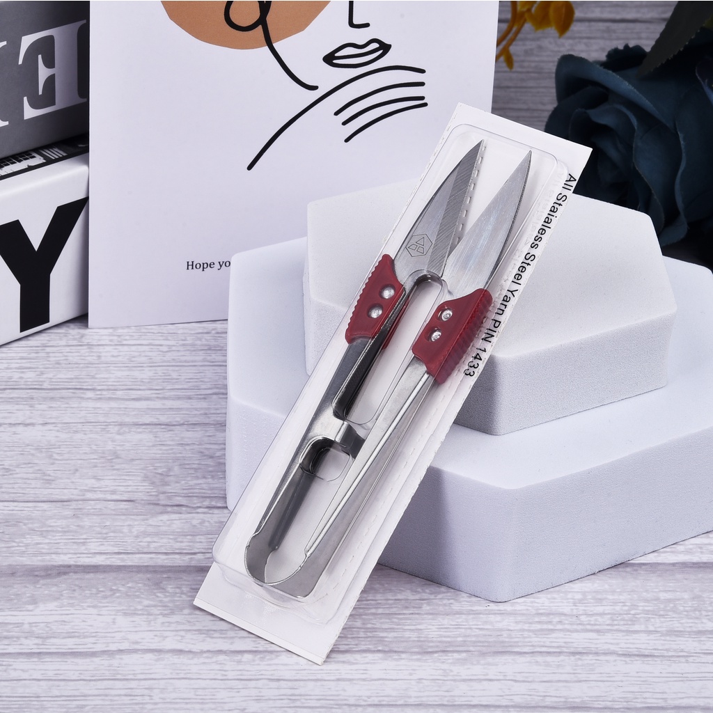 Stainless Steel Yarn Shears Cutting Sewing Scissors Shears Cross Stitch ...
