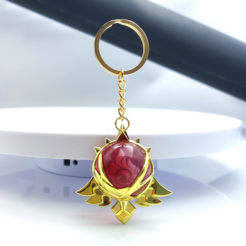 Game Genshin Impact Visions Keychain Sumeru Mondstadt Liyue Inazuma ...