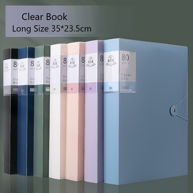 Long Clear Book Folder File Organizer Clear Folder Presentation Book 30 ... Long Clear Book Folder File Organizer Clear Folder Presentation Book 30 ...