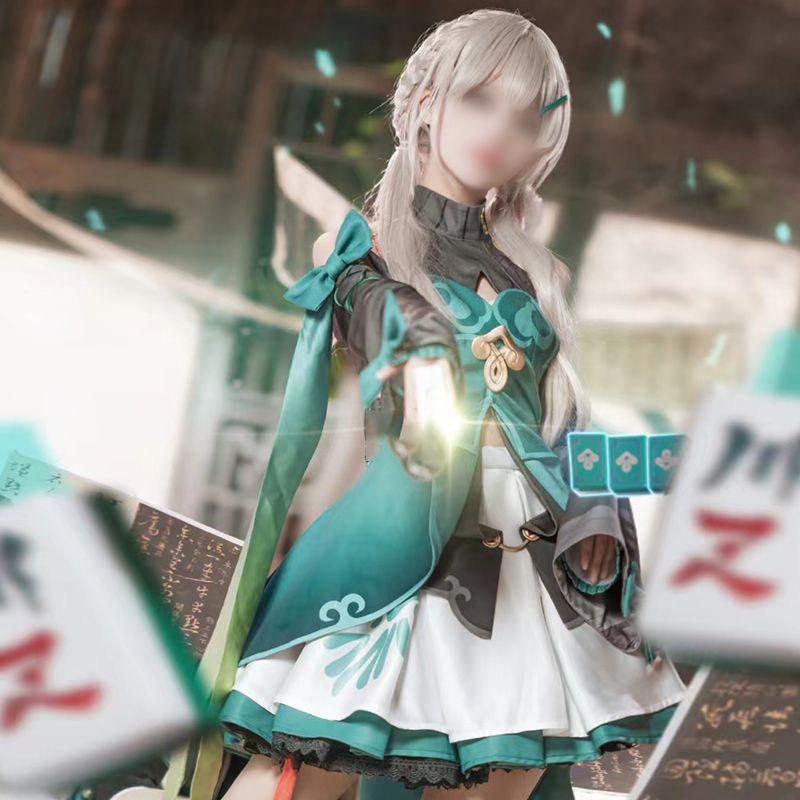 Honkai Star Rail Qingque cosplay Costume plus size Game cos Uniform ...