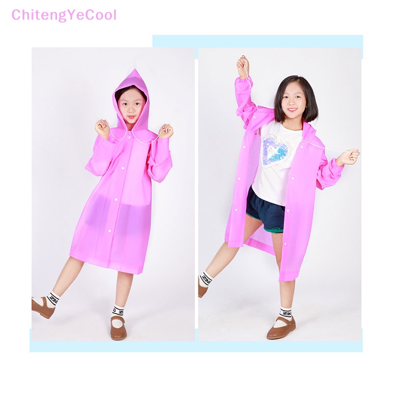 【HGPH】 Children's cartoon raincoat children's rain gear playground Songkran Festival Hot ...