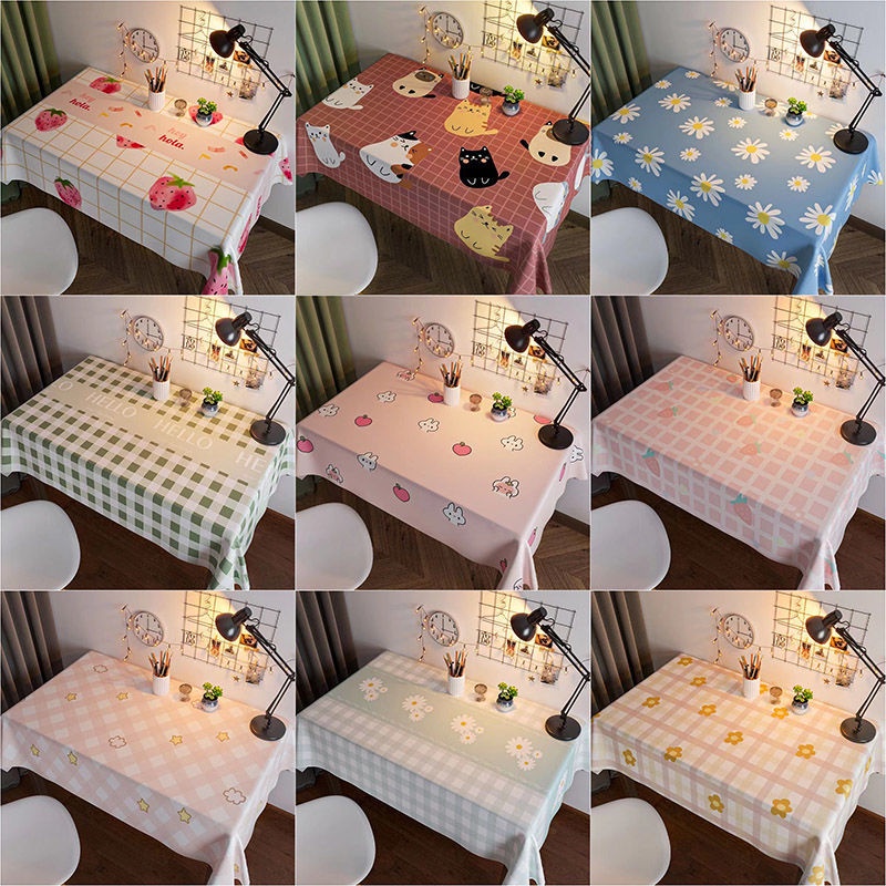 Tablecloth Simple Table Study Influencer Cute Japanese Rectangular ...