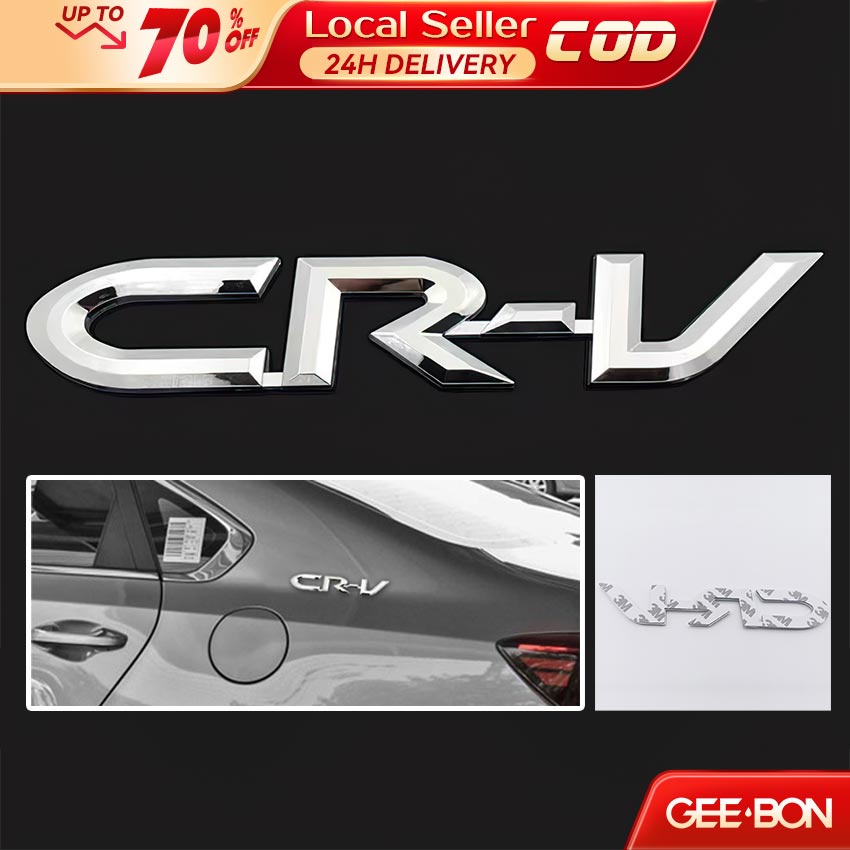 GEEBON Honda Cr-V Rear Trunk Emblem Crv Letter Logo Split Letter ...