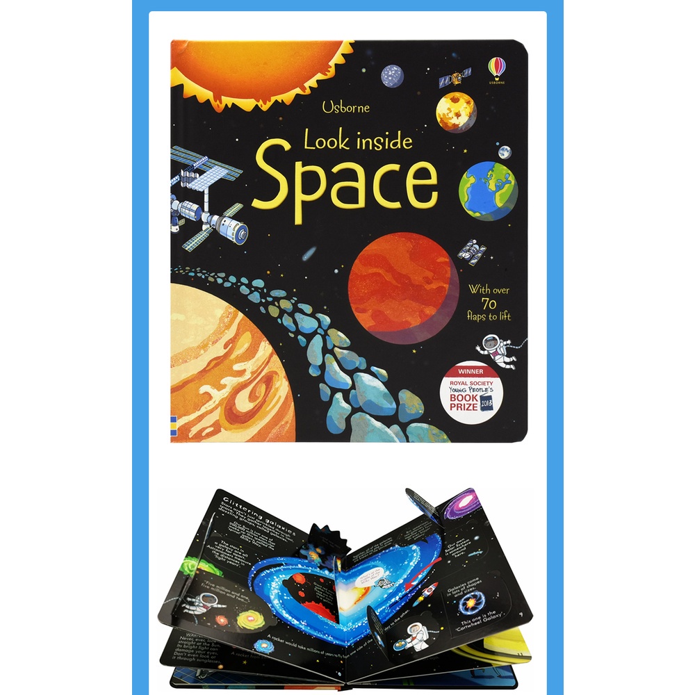 Usborne Look Inside Space Educational English 3D Picture Books for Kids ...