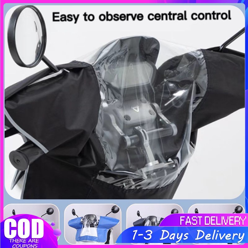 Motorcycle Front Rain Cover Universal Outdoor Protector Waterproof ...