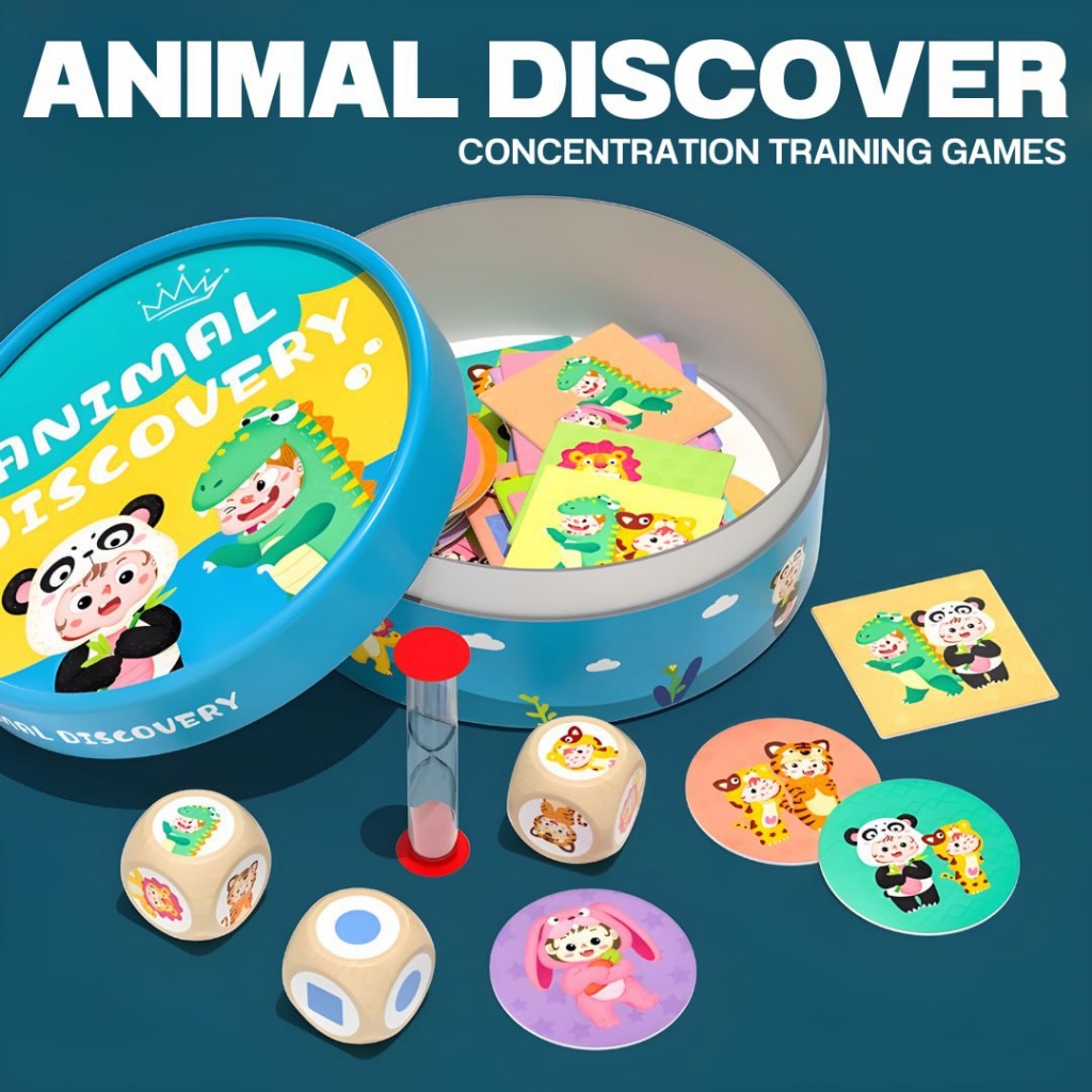 BYJ Animal Discovery Dice Finding and Matching Images Educational Game ...